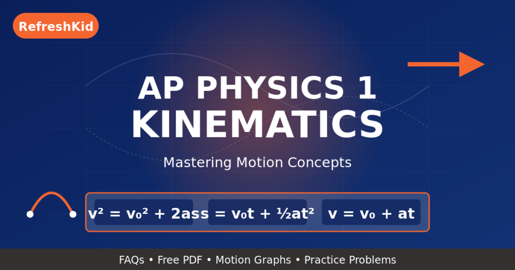 AP Physics 1 Kinematics: Frequently Asked Questions & Free PDF