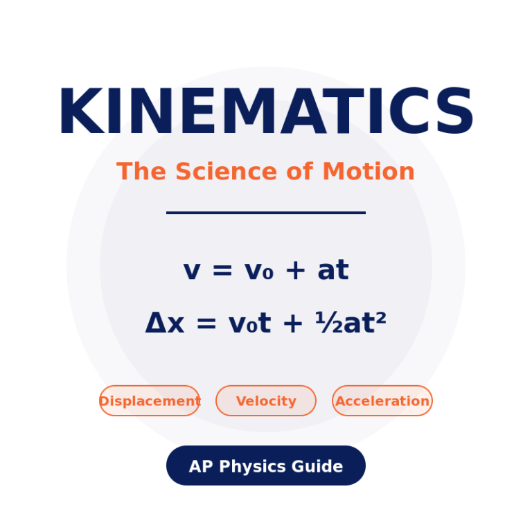 Kinematic Equations: Displacement, Velocity, & Acceleration